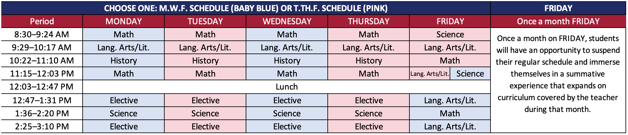 AHS survey on new part time options – American Heritage School